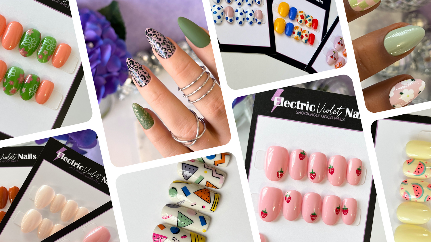 Custom Press-on Nails- Flawless Nails at Home – Electric Violet Nails